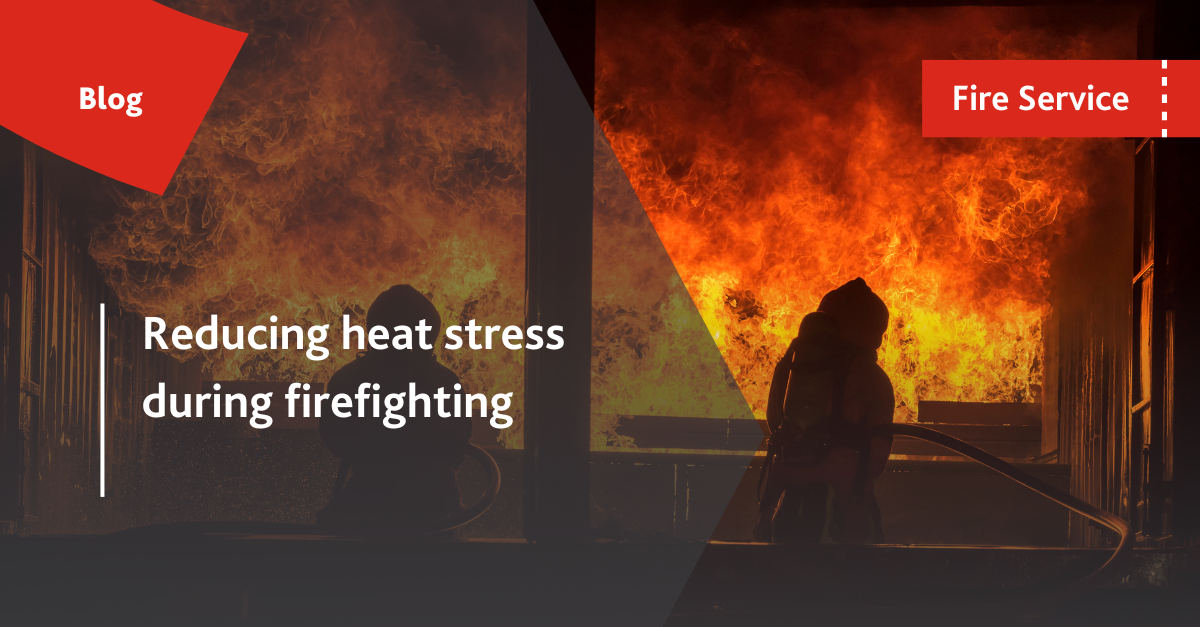 Reducing heat stress during firefighting