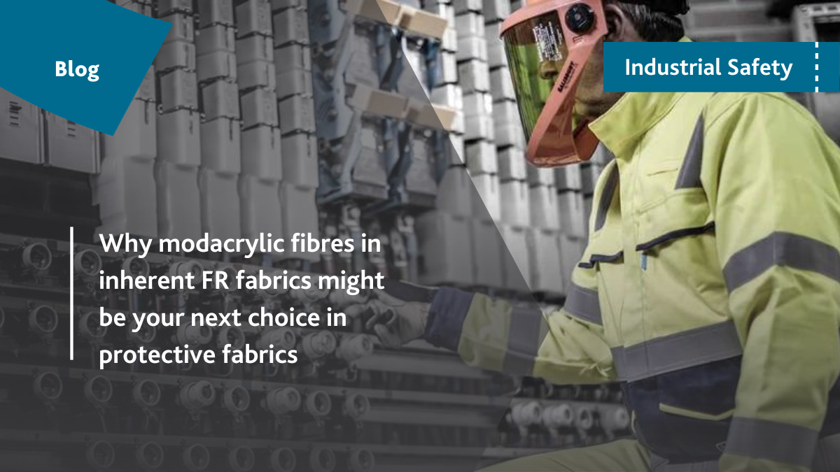 Modacrylic fibres in inherent FR fabrics